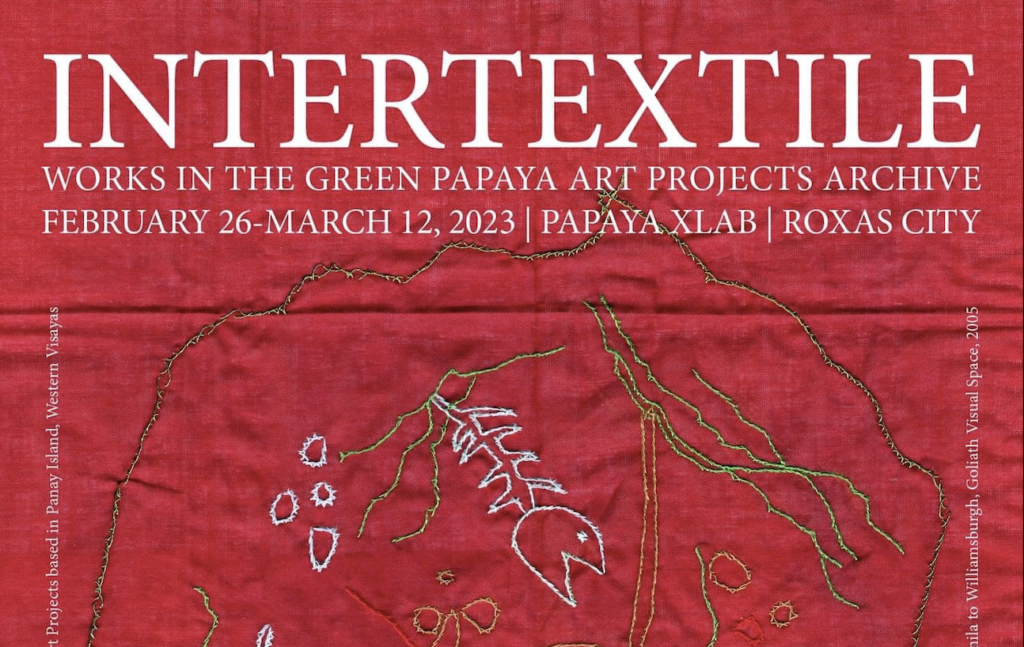 INTERTEXTILE features art works in fabric by Papaya x Lab - Iloilo Art Life