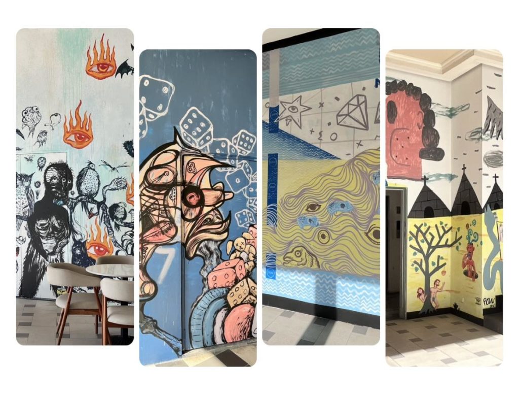 Four Murals of Kaon Na Ta! collab at Festive Walk - Iloilo Art Life